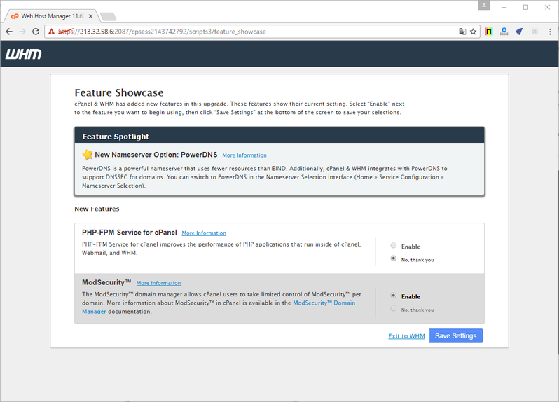 Como instalar cPanel & WHM en CentOS o CloudLinux