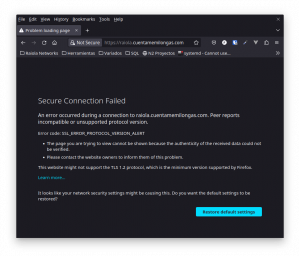 err_ssl_version_or_cipher_mismatch o cómo solucionar problemas de negociación SSL