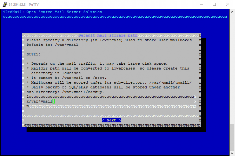 Como montar un servidor de correo con iRedMail